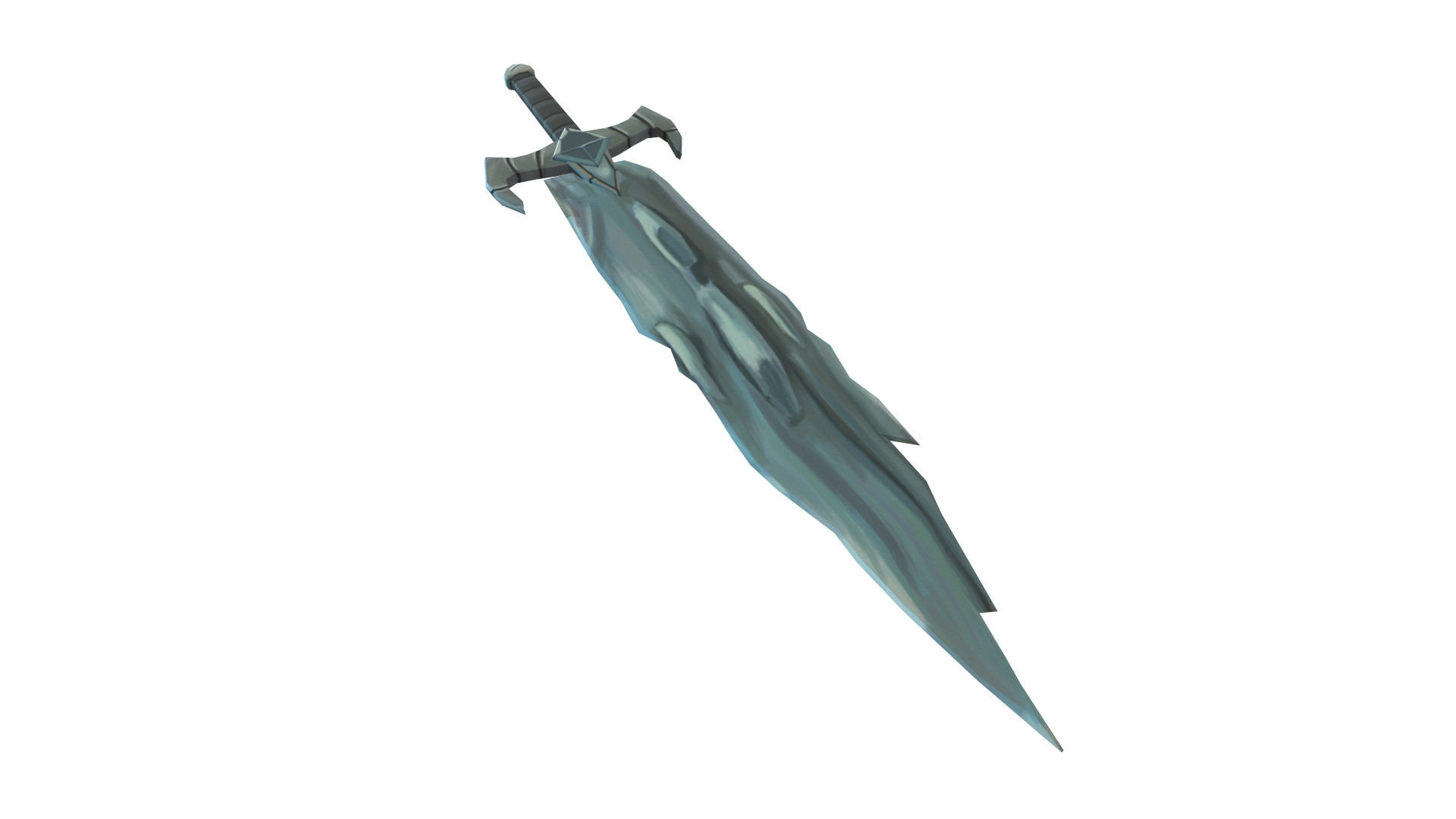 ArtStation - Hand Painted Ice Sword