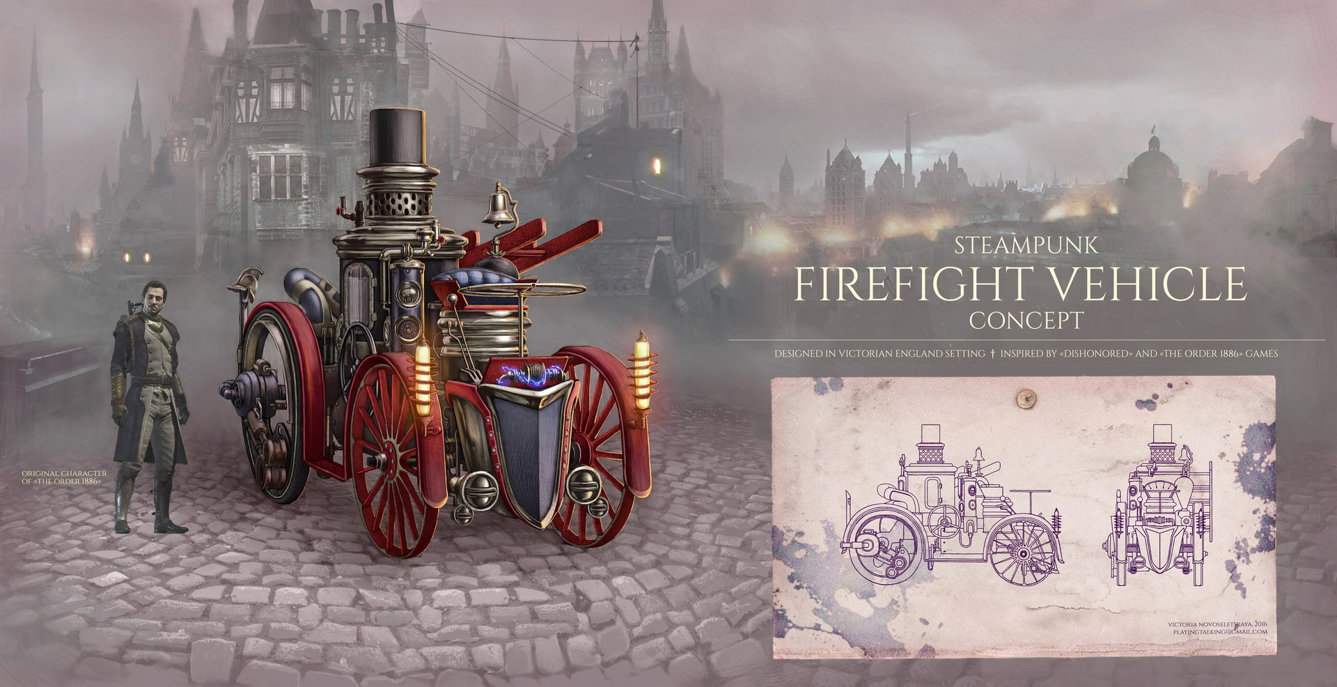 ArtStation - Firefight Vehicle + PROCESS