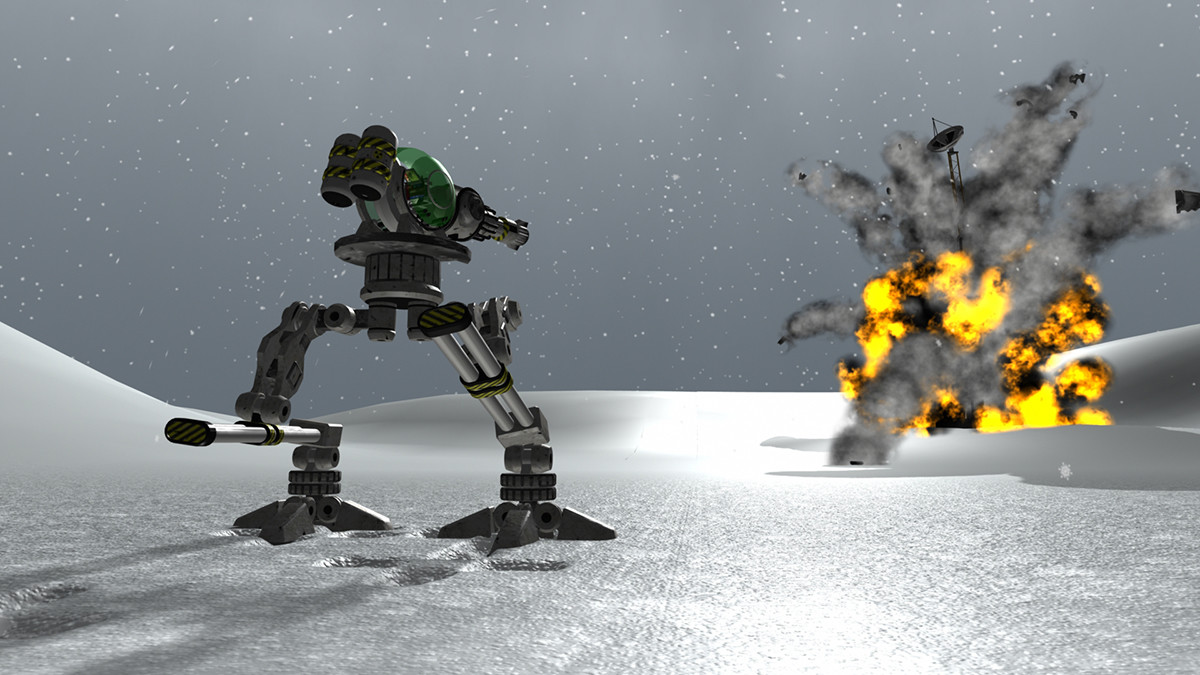 ArtStation - Mech Attack