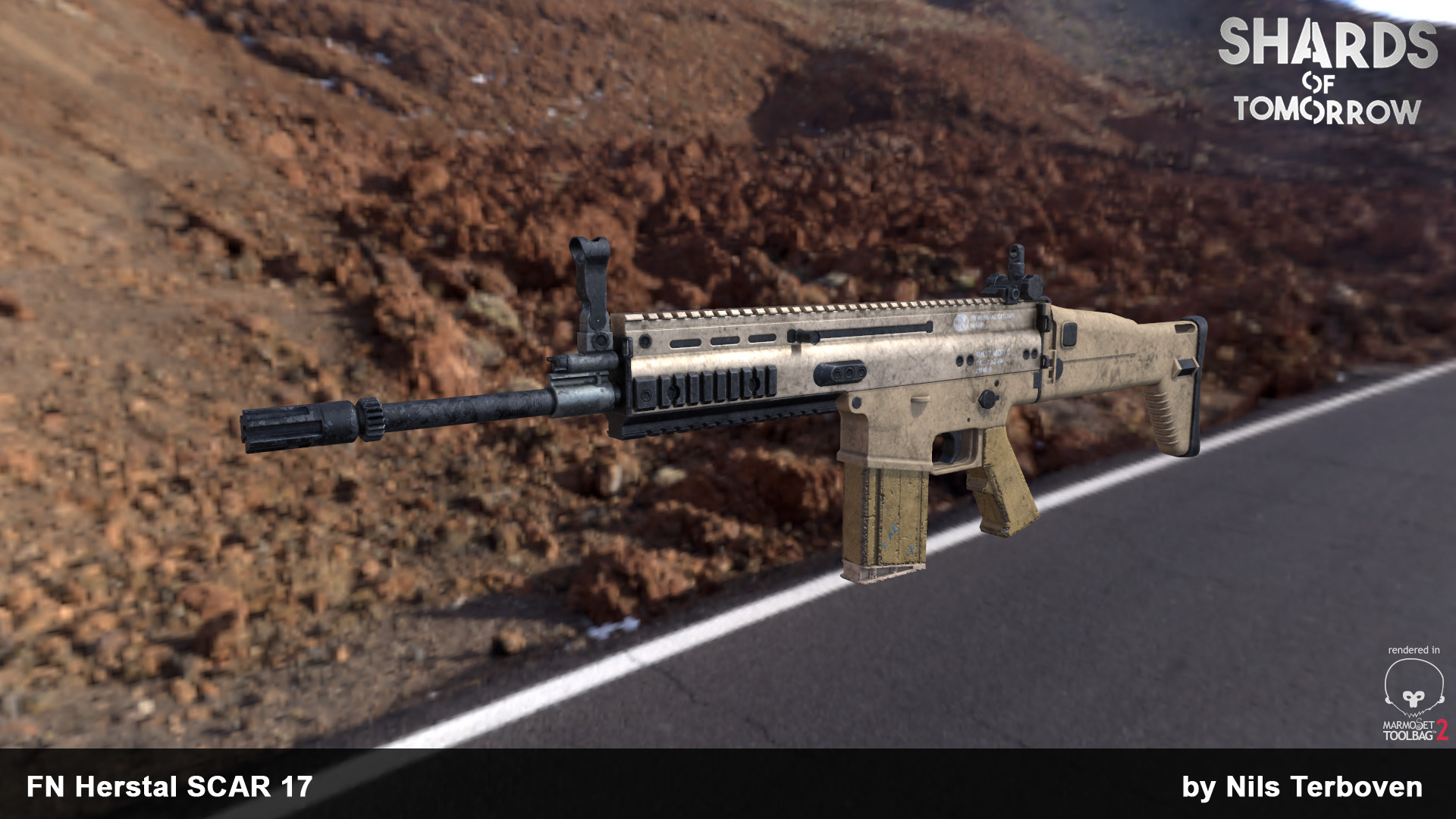ArtStation - Old FN Herstal SCAR 17