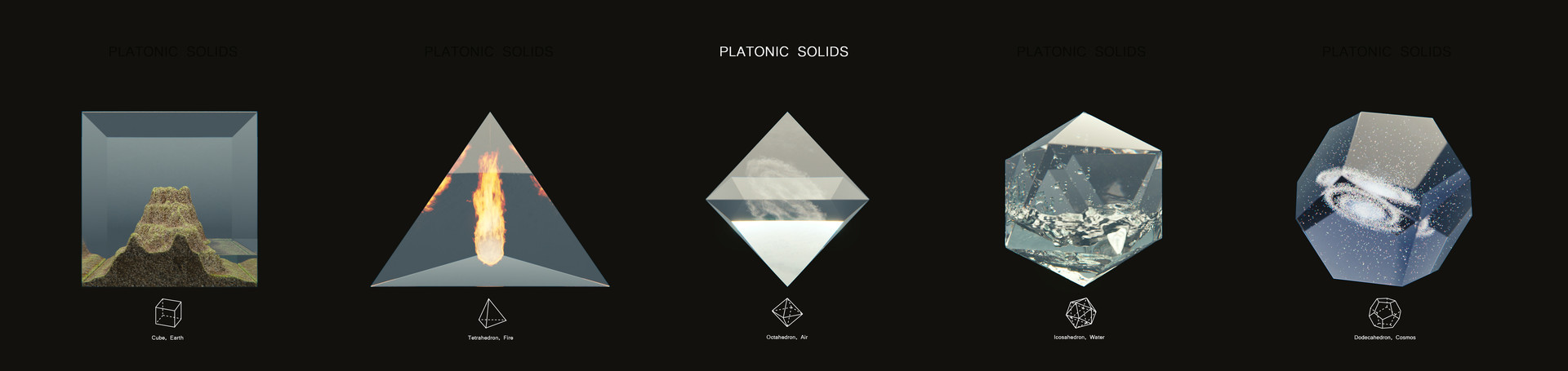 ArtStation - Platonic Solids