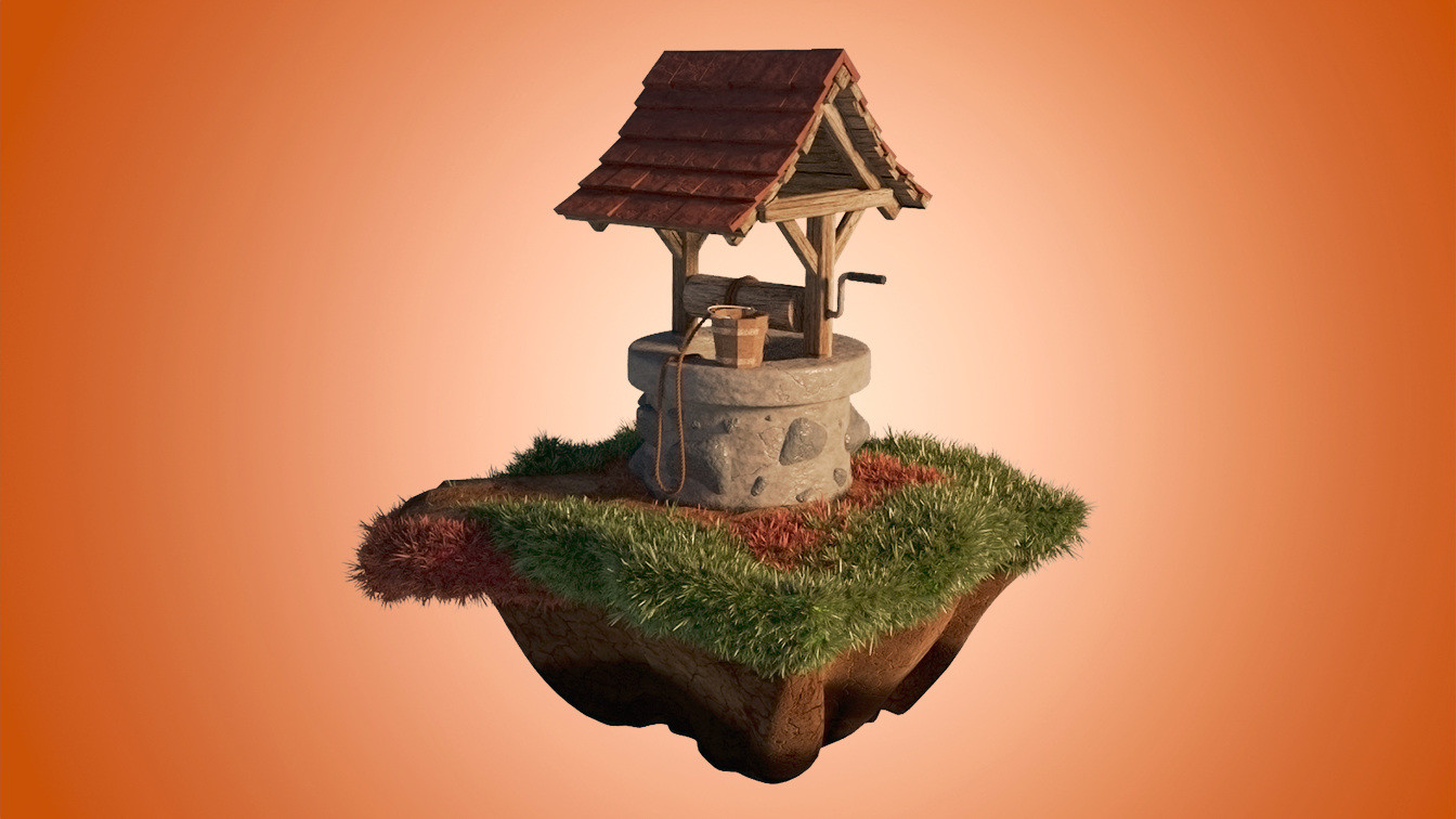 ArtStation - Poço Cartoon