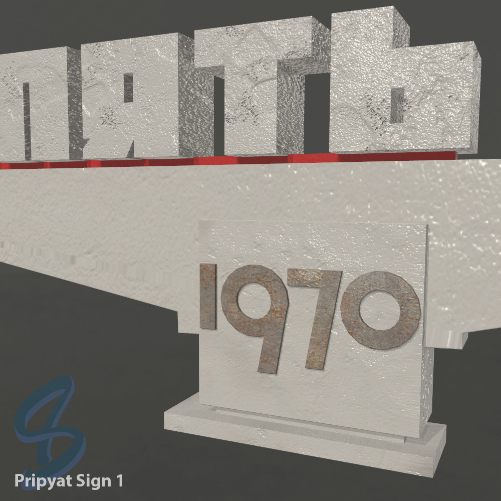 ArtStation - Pripyat Sign