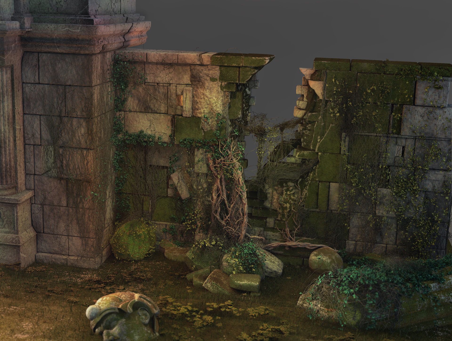 ArtStation - Antique scene still WIP!! (part of a larger project)