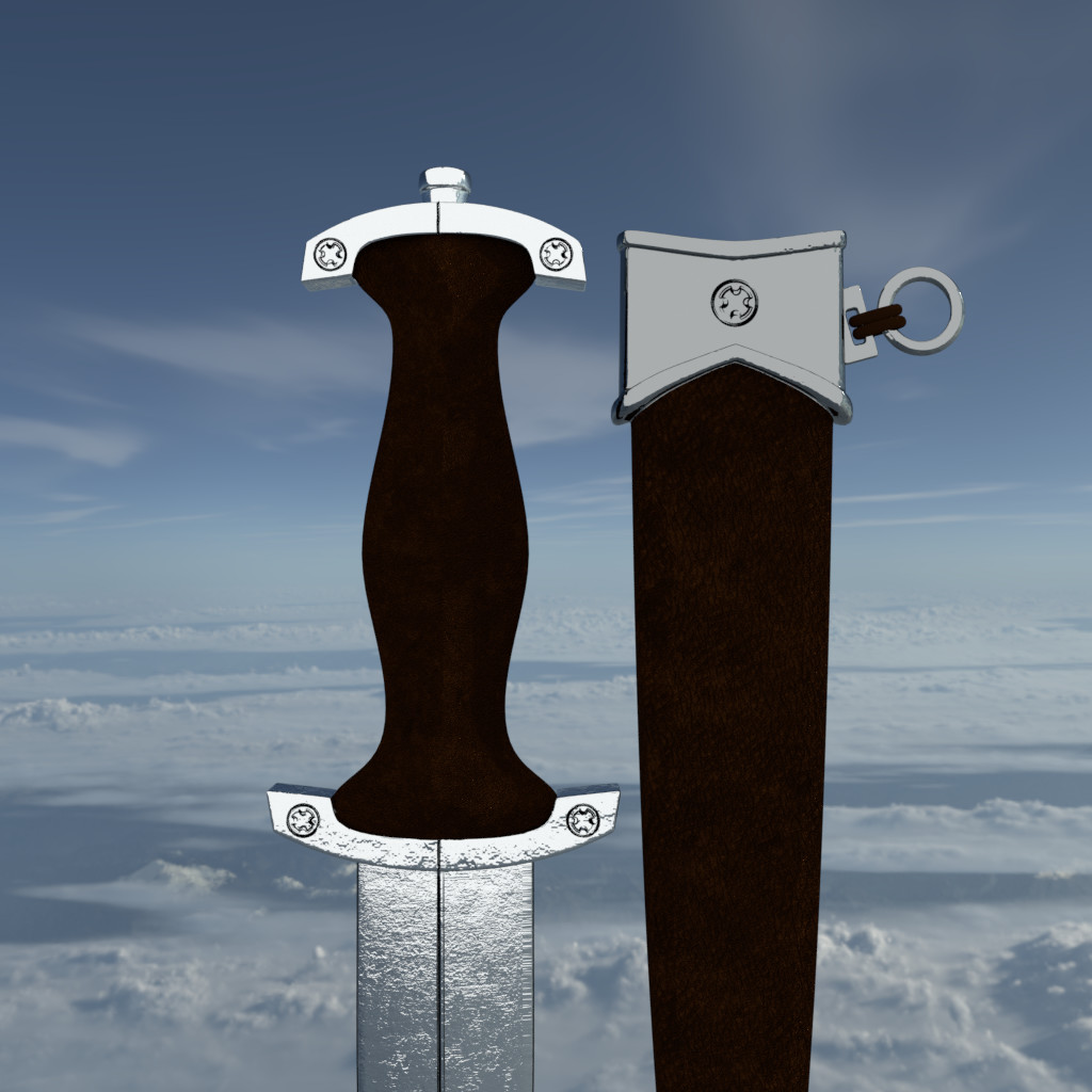 ArtStation - Dagger and Scabbard Product