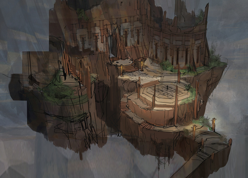 ArtStation - Bound by flame - Temple & elders