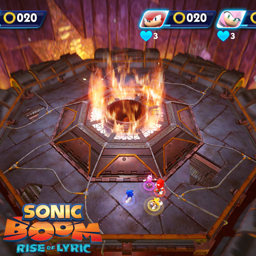 ArtStation - Wii U Sonic Boom - Battlemode level's Ring Miner and Lost Path