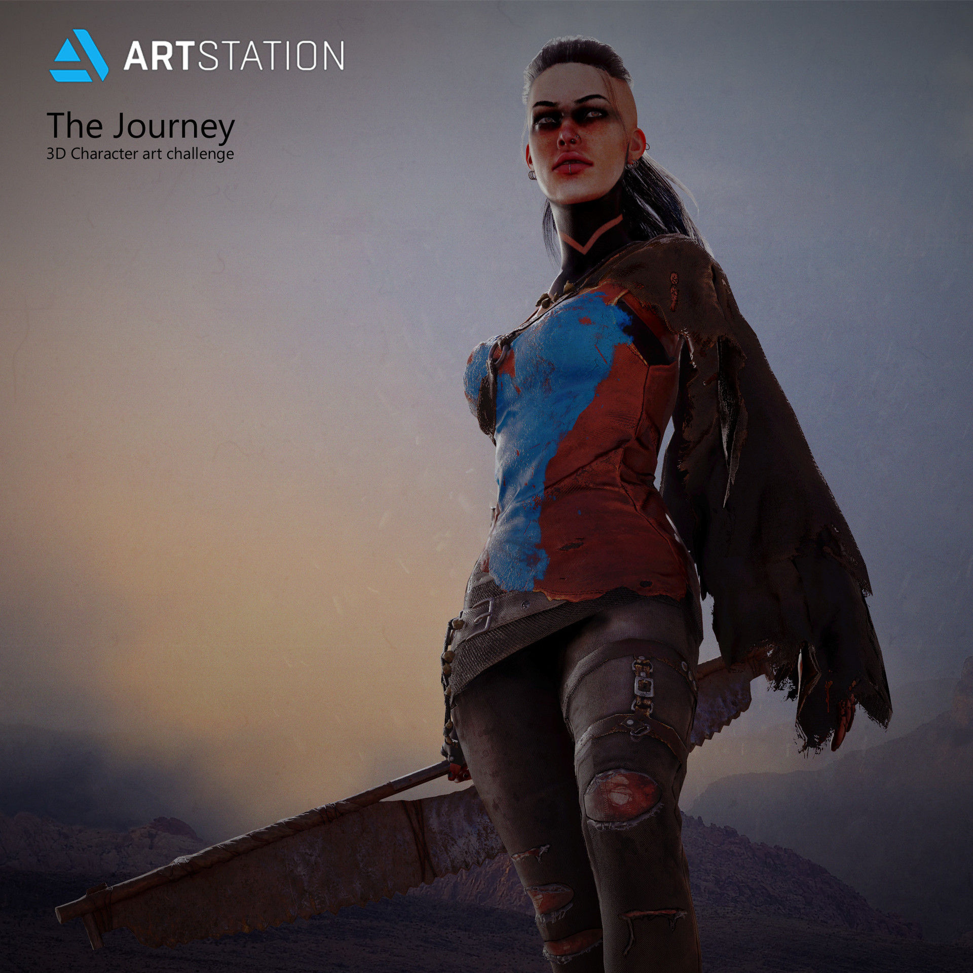ArtStation - The Journey submission character challenge