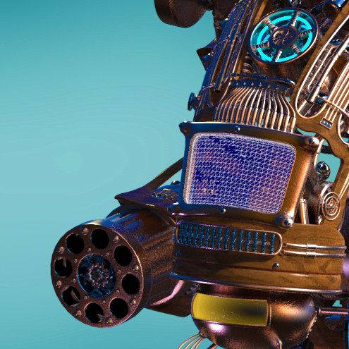 ArtStation - Steampunk Mech