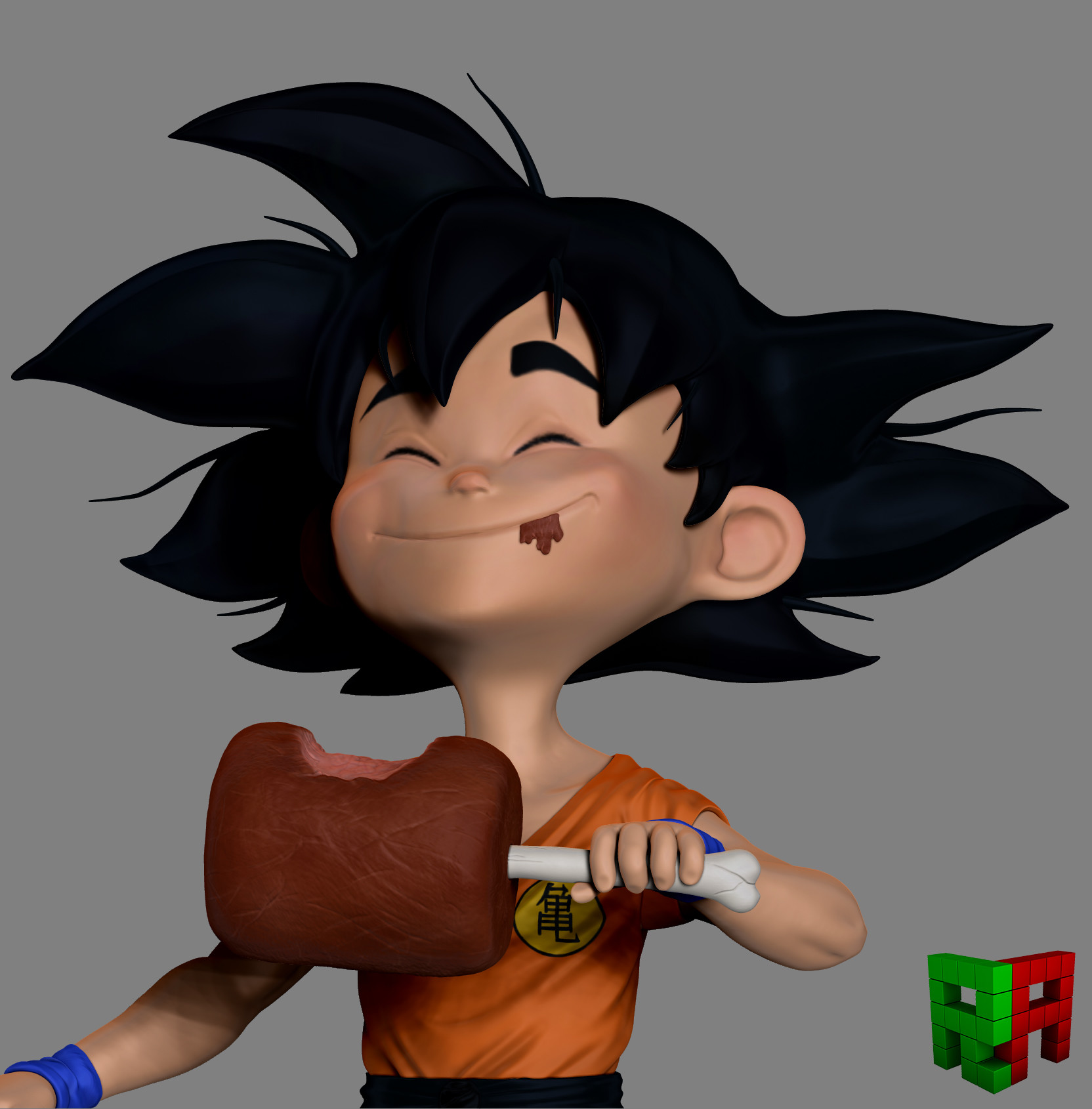 ArtStation - Chibi Son Goku