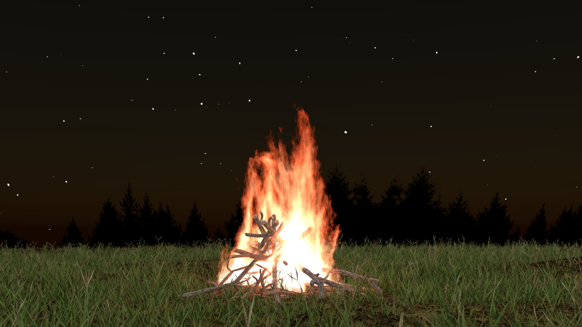 ArtStation - Blender Fire simulation