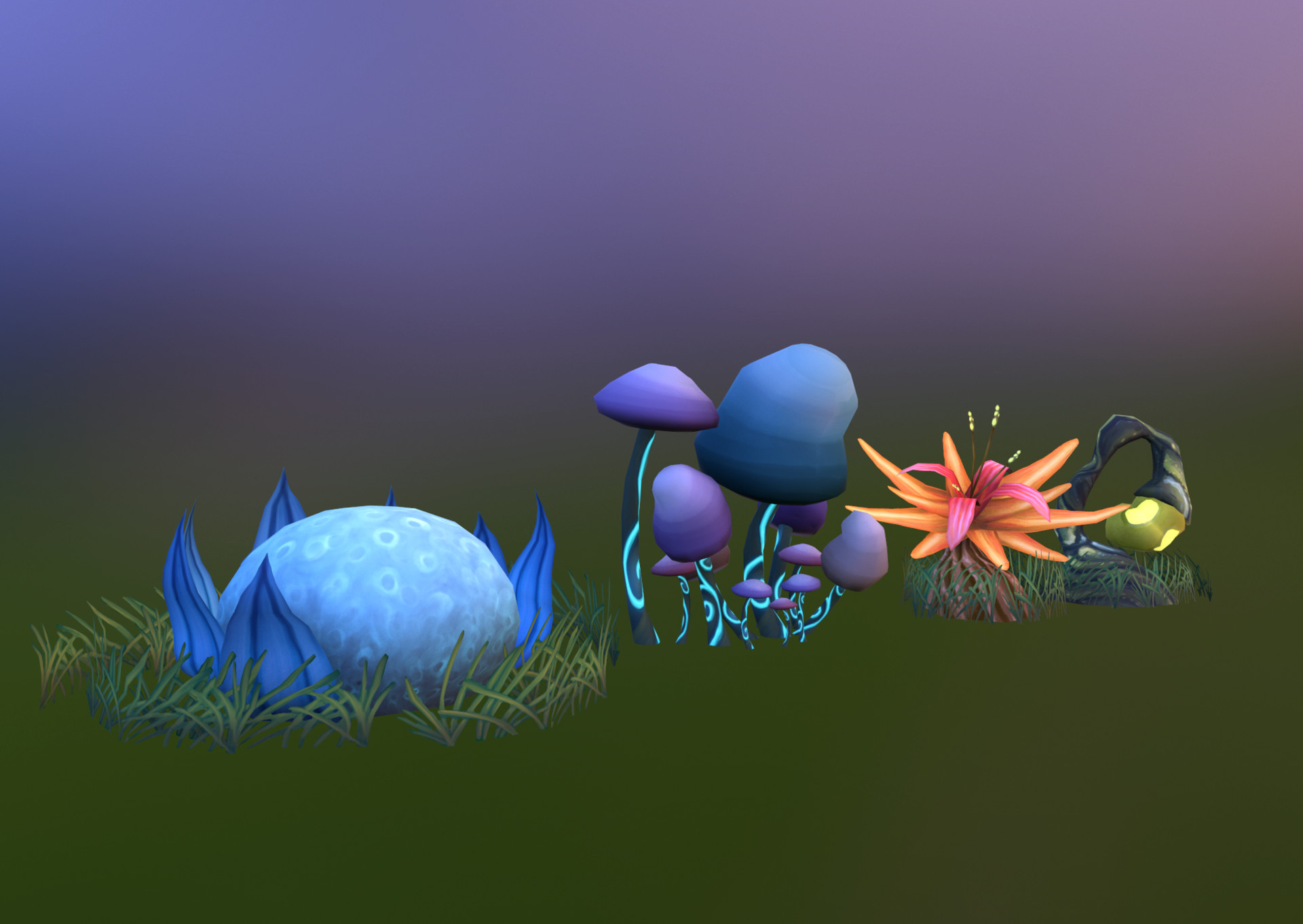 ArtStation - Stylized Foliage