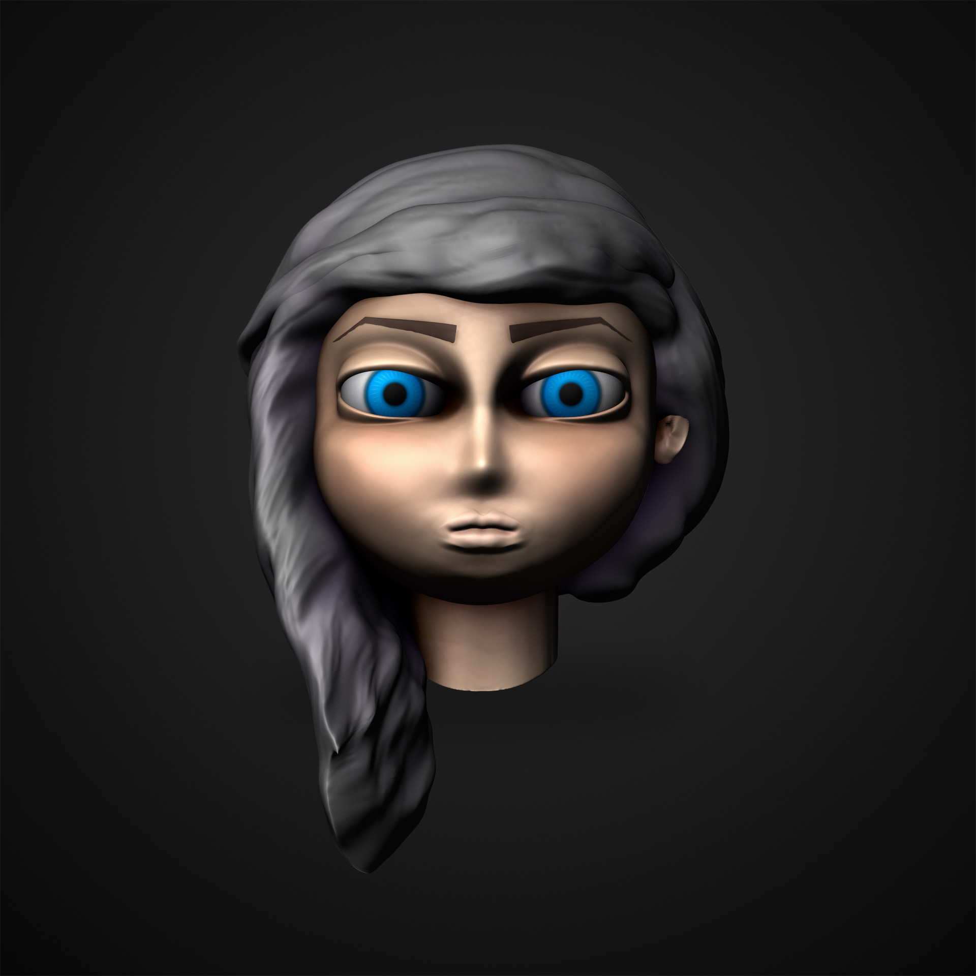 ArtStation - Girl Head