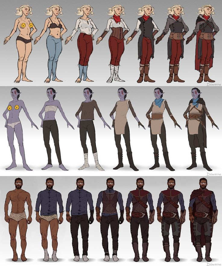 ArtStation - costume breakdown