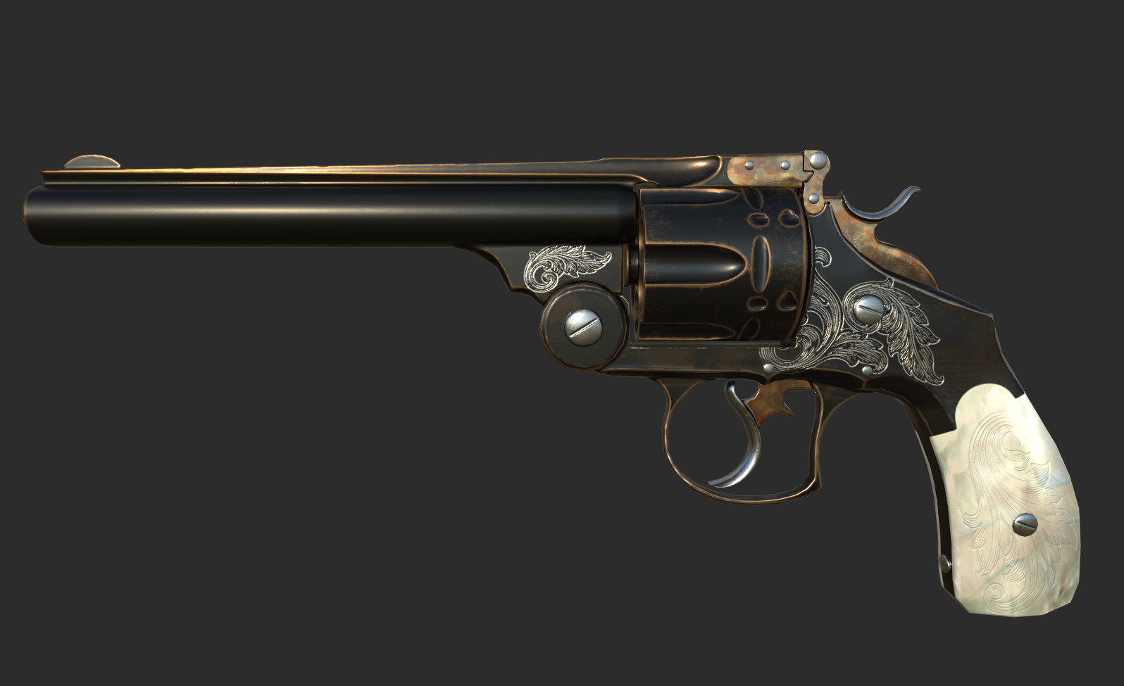 ArtStation - Smith and Wesson Schofield Model 3 Revolver