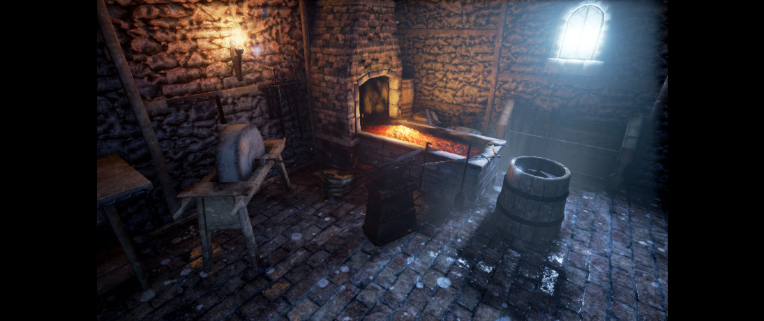 ArtStation - Blacksmith Forge Close to finish