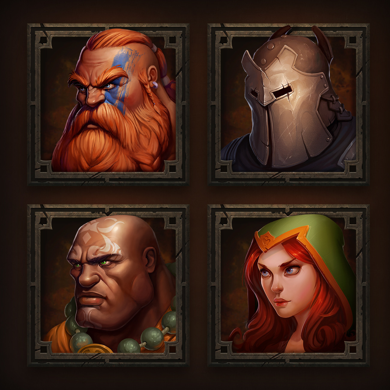 ArtStation - Character portraits for game