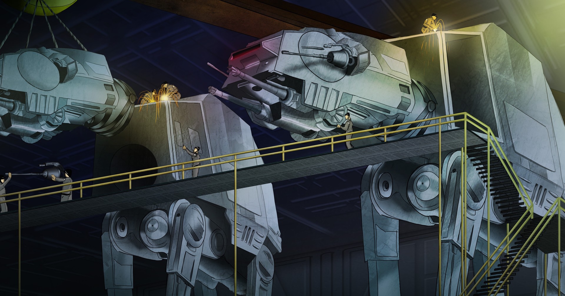 ArtStation - Repair of the AT-ATs