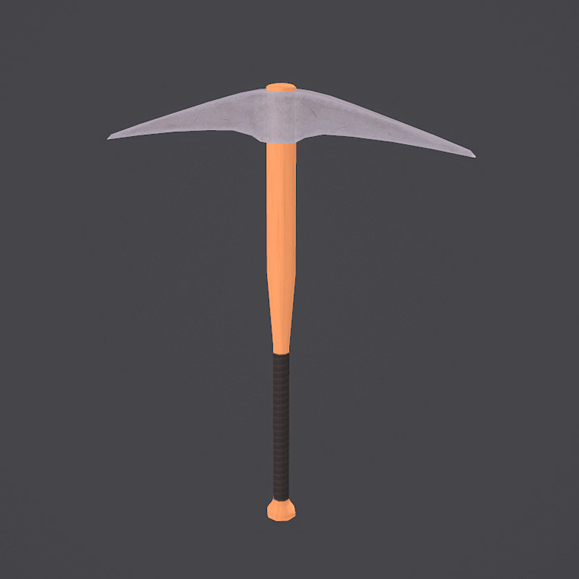 ArtStation - Baseball Bat Pickaxe for College Project