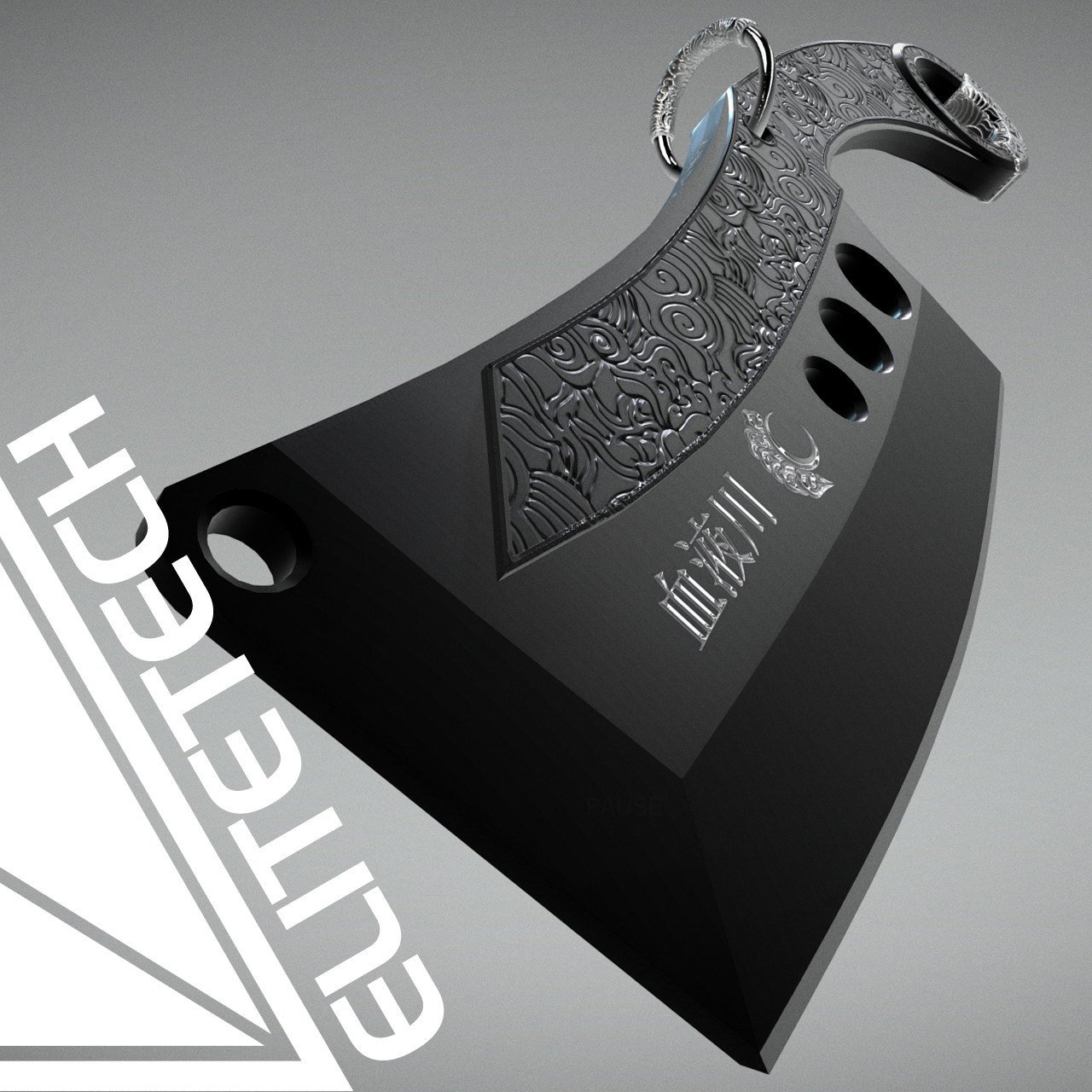 ArtStation - Meat Cleaver "Blood River" Weapon