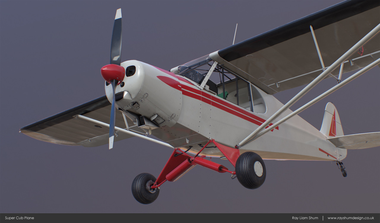 ArtStation - Super Cub plane