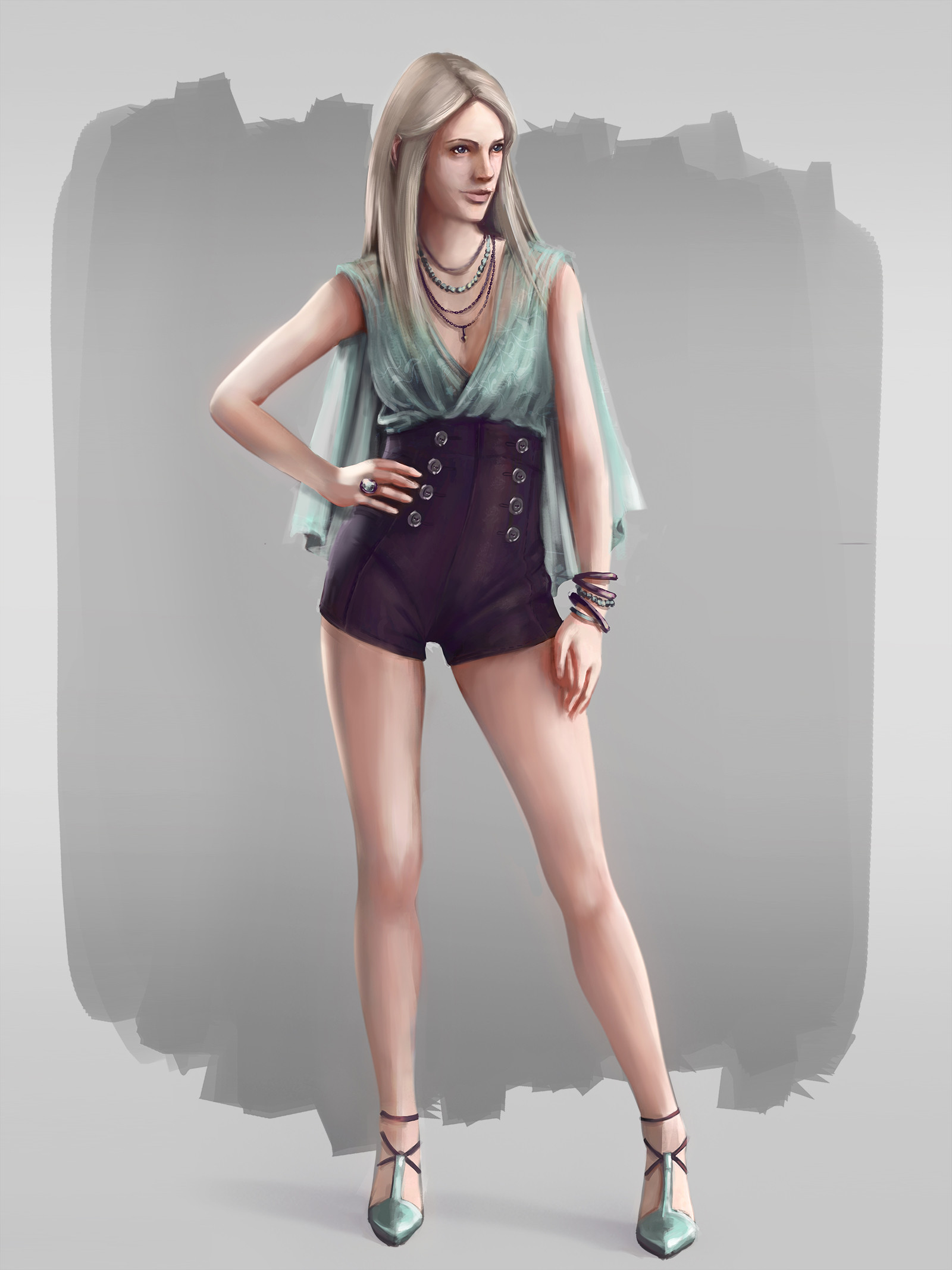 ArtStation - Upperclass Girl
