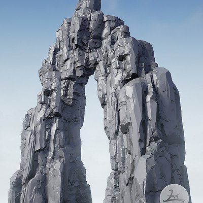 ArtStation - Rock_Cliff