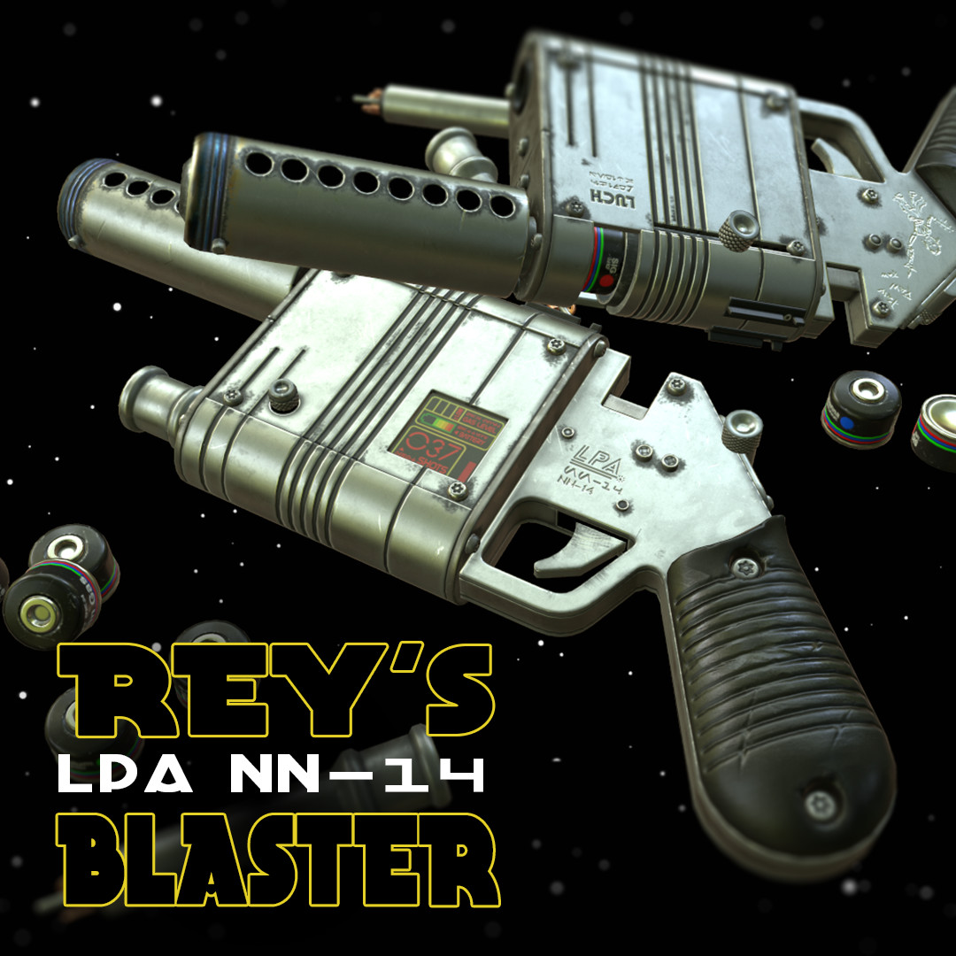 ArtStation - Rey's Blaster