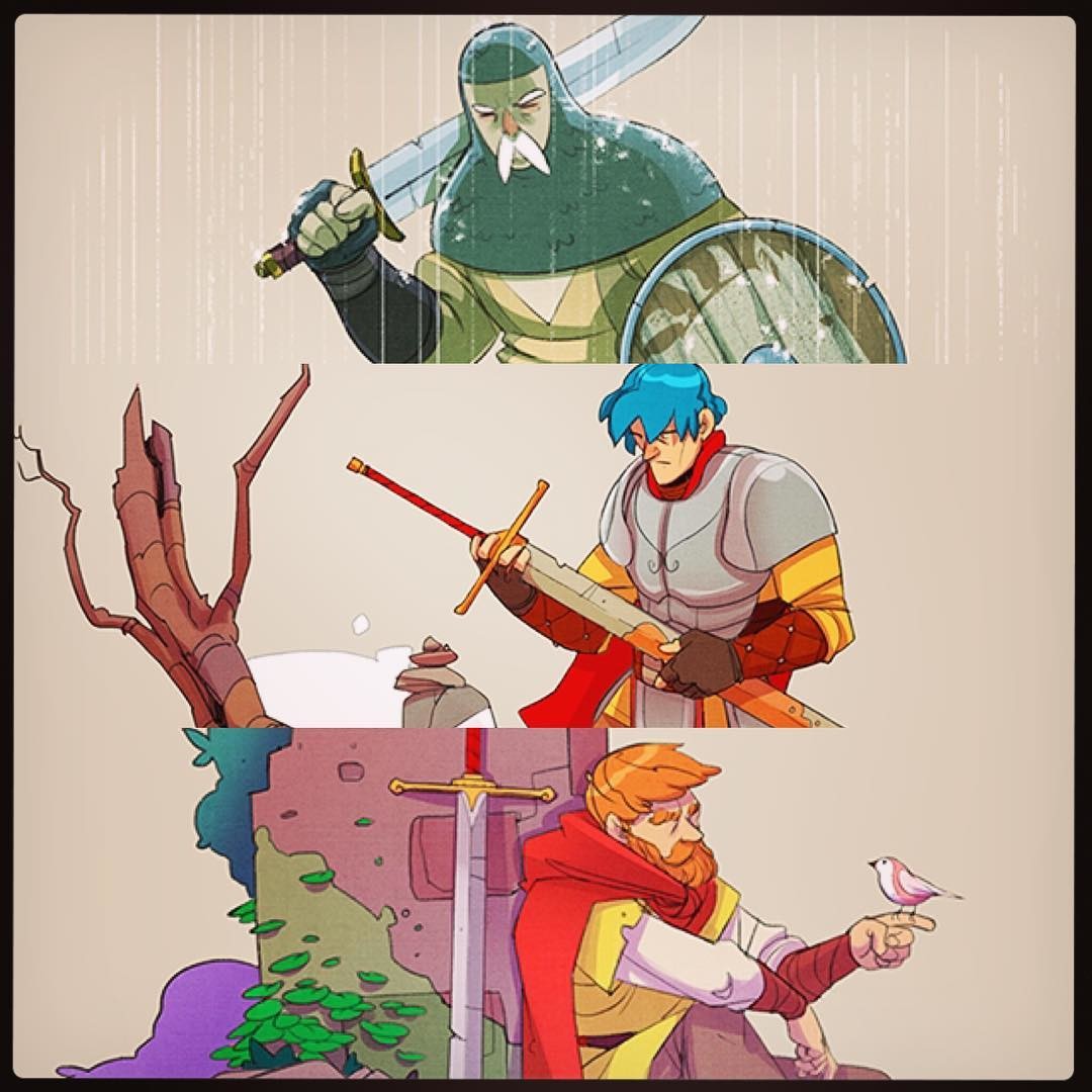 ArtStation - Knights doing Knight things