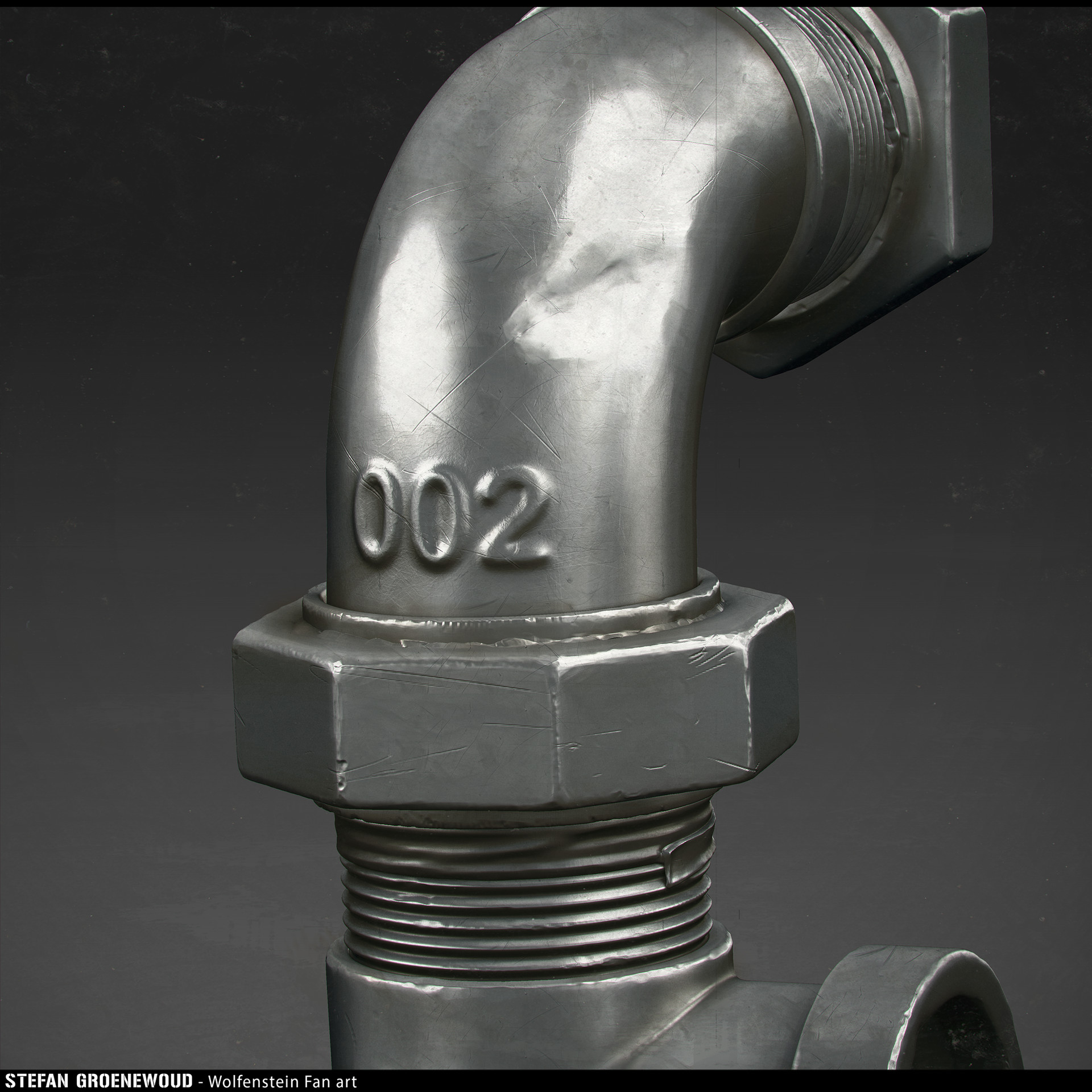 Stefan Groenewoud - Wolfenstein Fan art