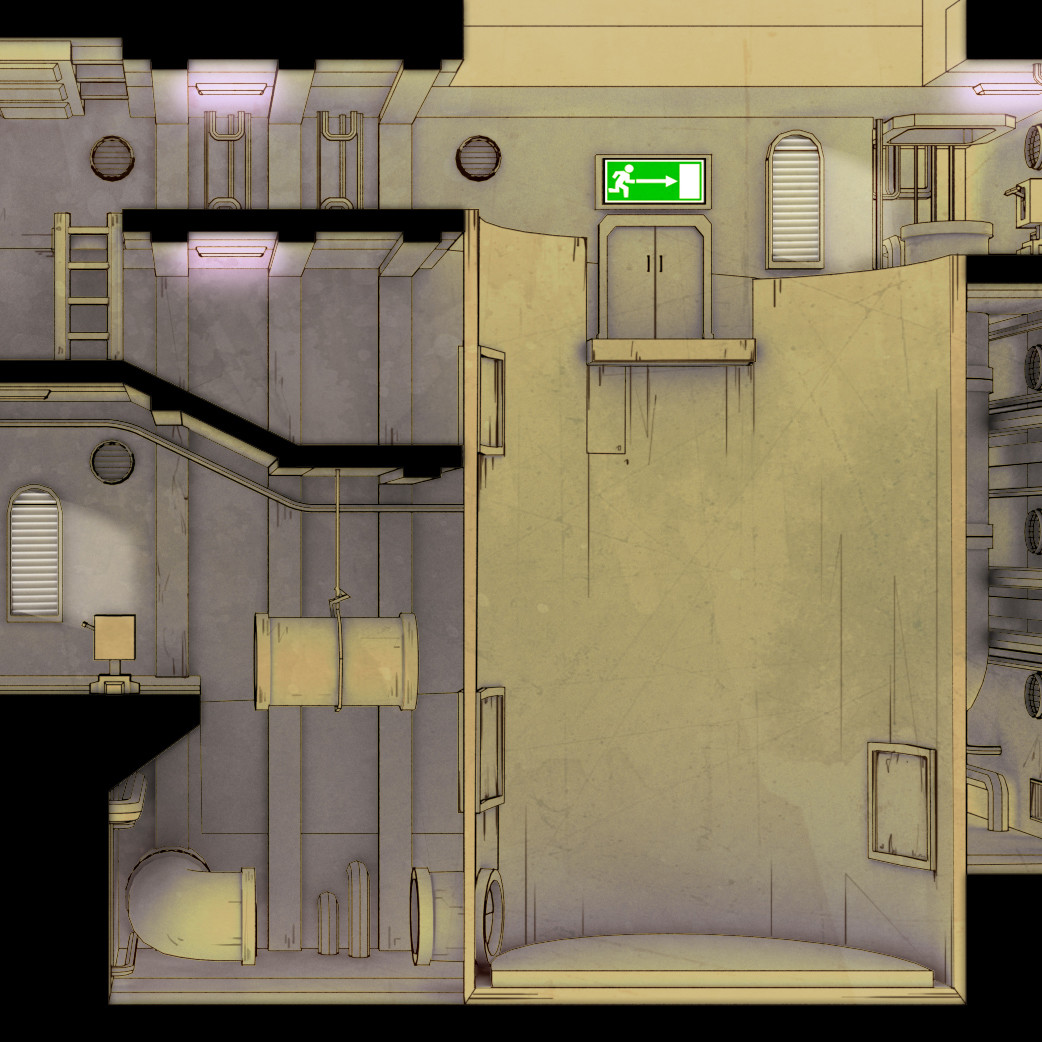 ArtStation - Side-Scroll game pre visualization