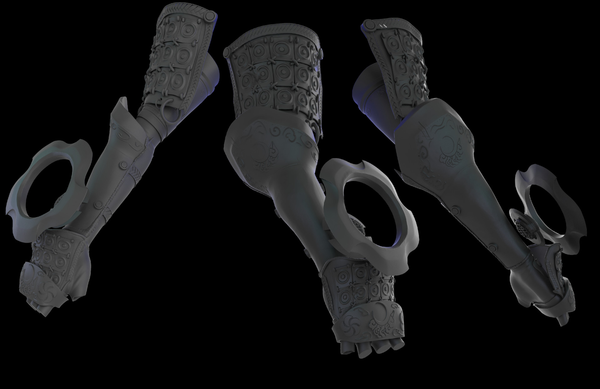 ArtStation - Oni project, Weapon