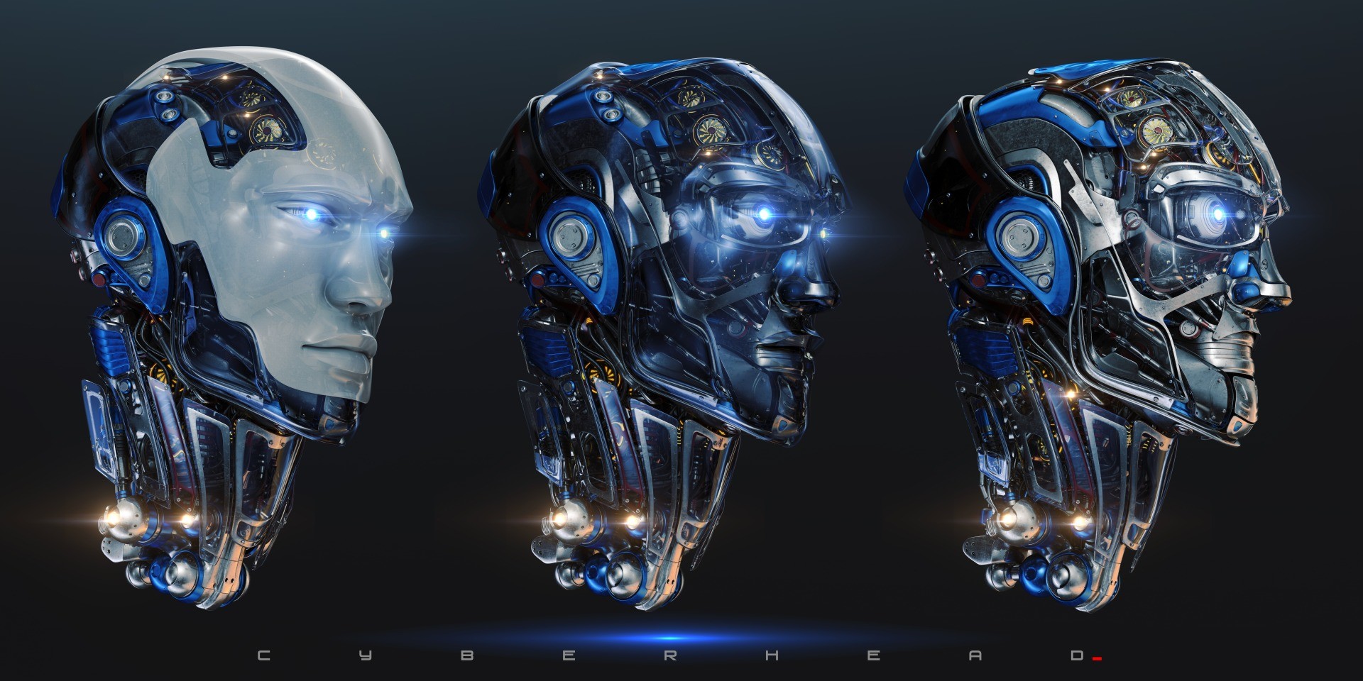 ArtStation - Cyber head