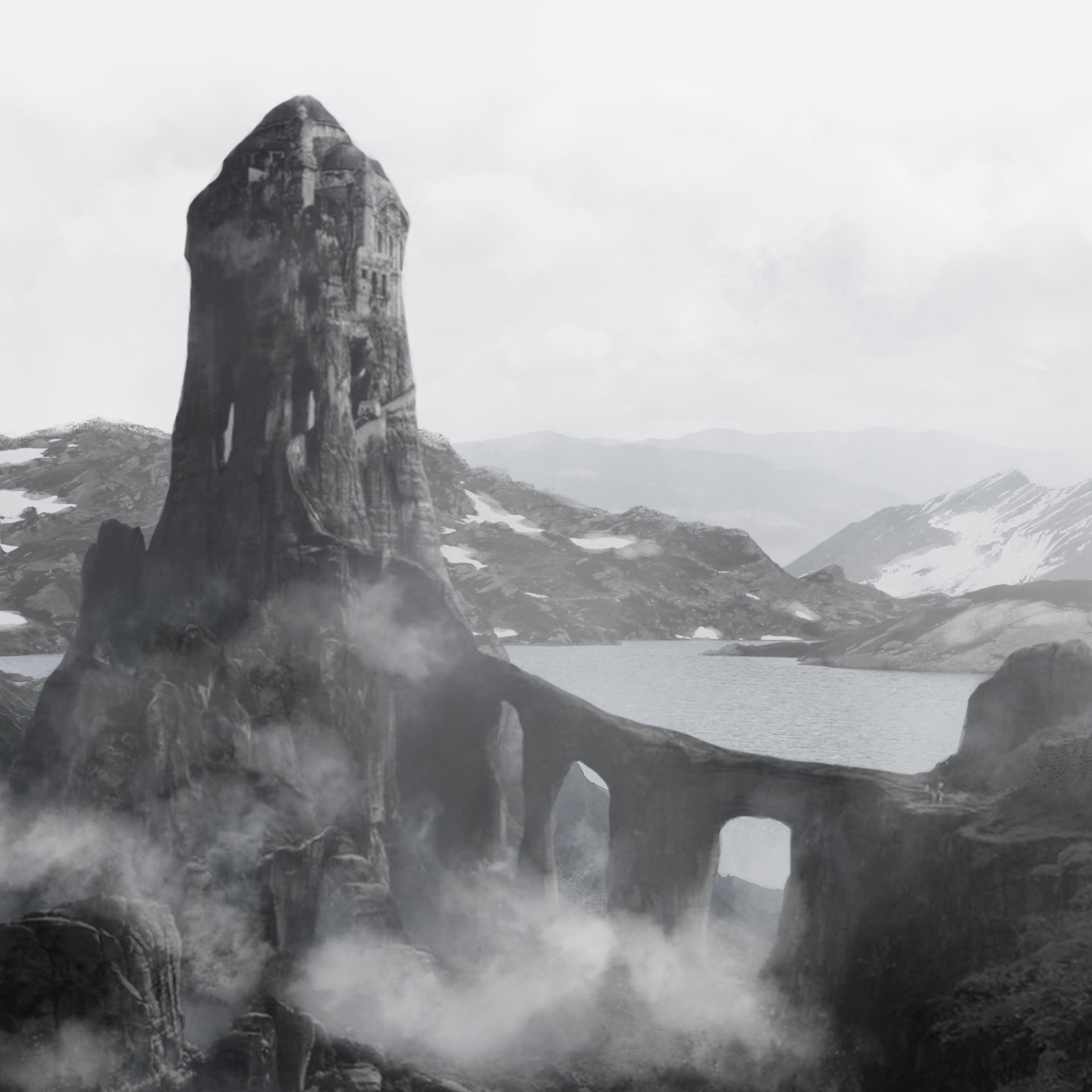 ArtStation - The Eyrie Concept Sketch