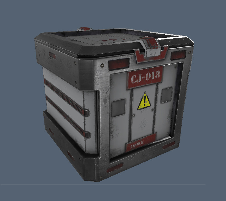 ArtStation - Sci Fi Metal Crate