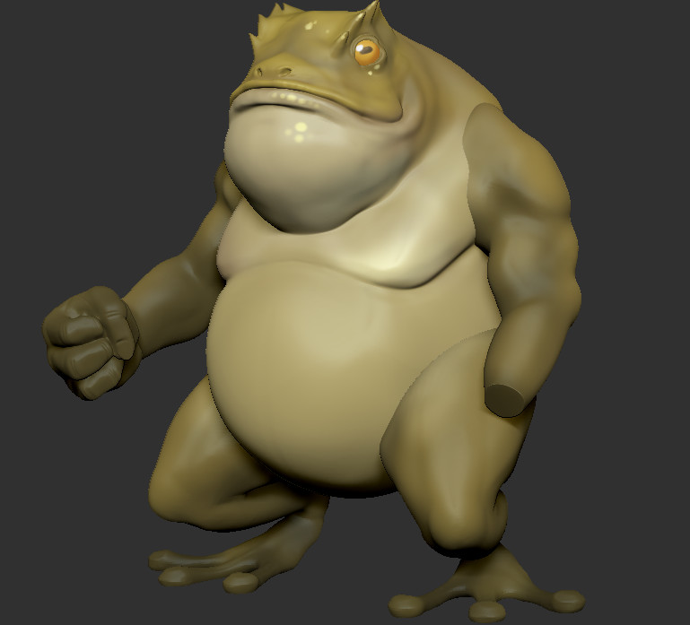 Michael Kocha - Frog Warrior WIP