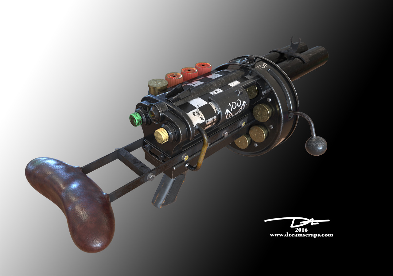 ArtStation - Wide Eyes Belly Gun: Model/Texture