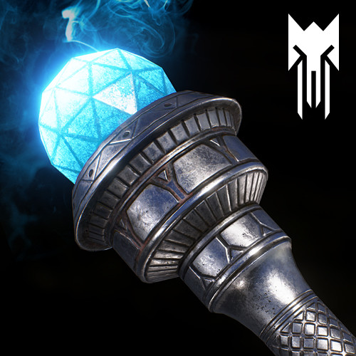ArtStation - UE4 Caster Weapon Pack - Elemental Scepter