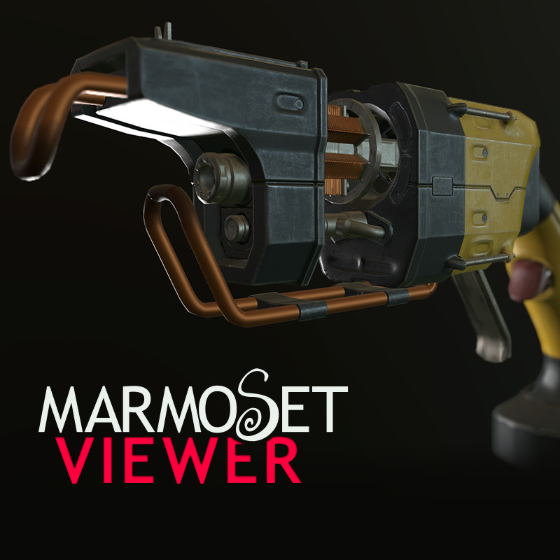 ArtStation - Low Poly Zapper Gun Tool