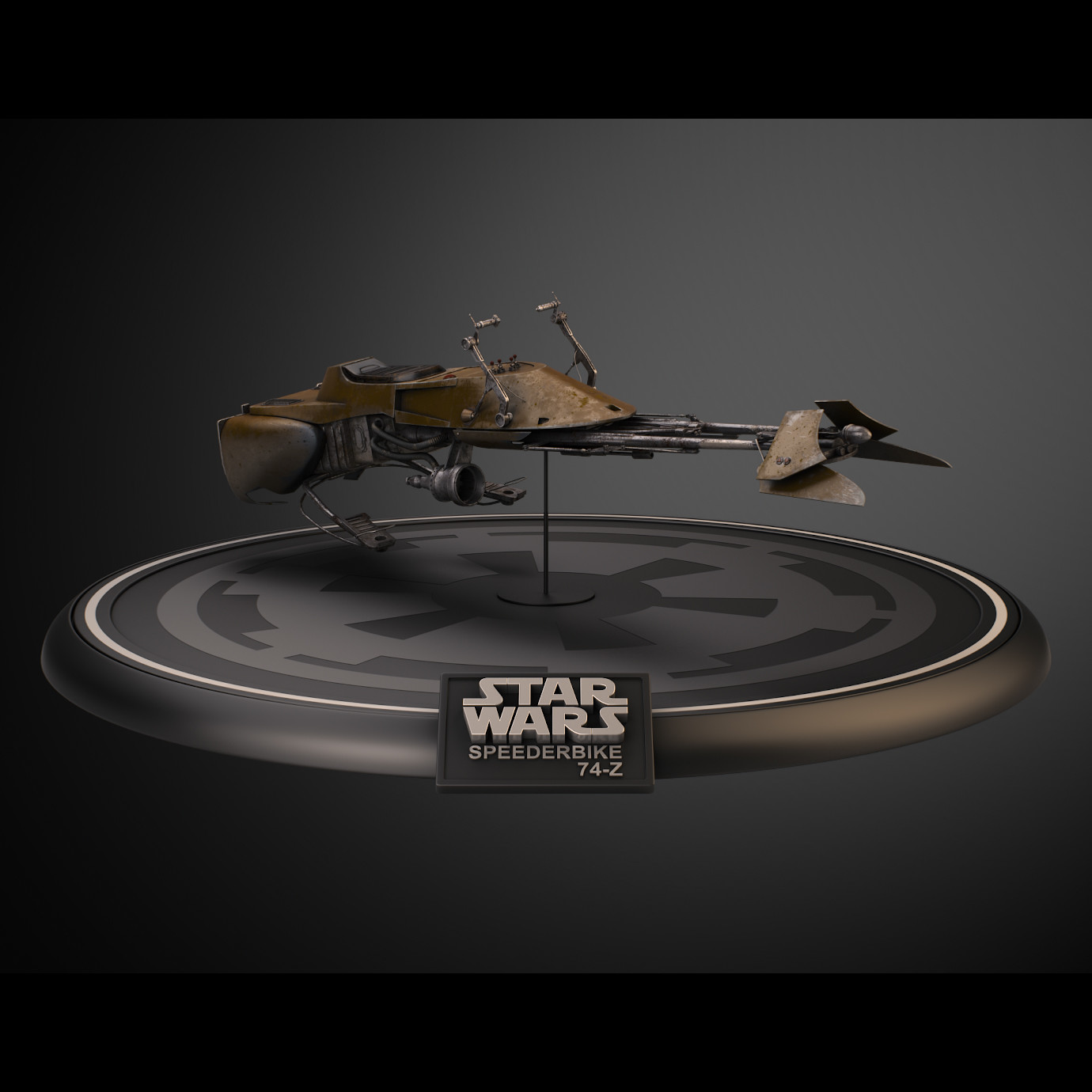 ArtStation - SPEEDER BIKE STAR WARS