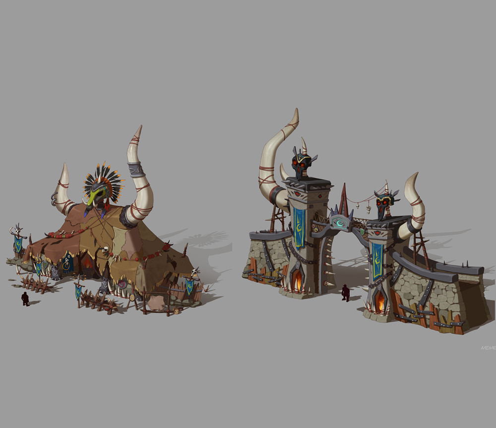 ArtStation - Orc Architecture