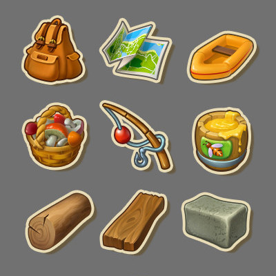 ArtStation - Icons for Township, Playrix