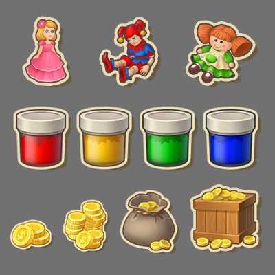 ArtStation - Icons for Township, Playrix