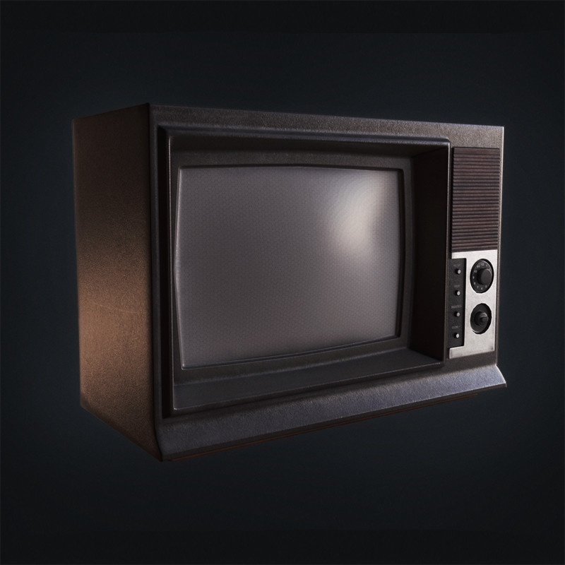 ArtStation - Retro TV Set