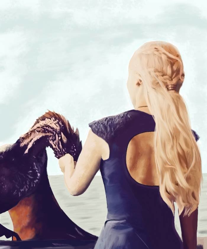 ArtStation - Daenerys Targaryen And Drogon