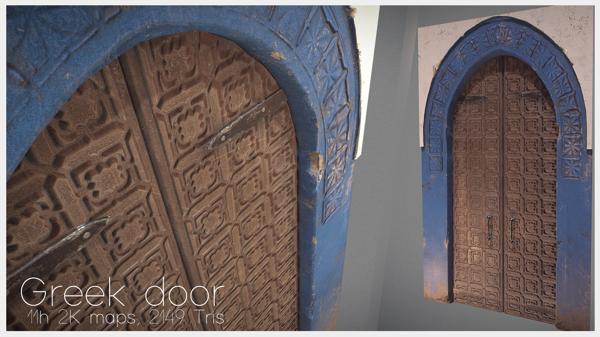 ArtStation - Greek door