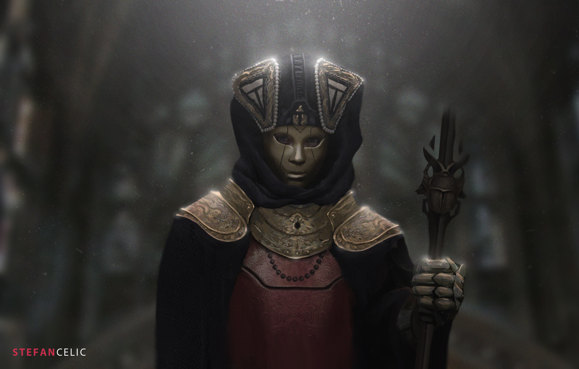 ArtStation - Gold Mask