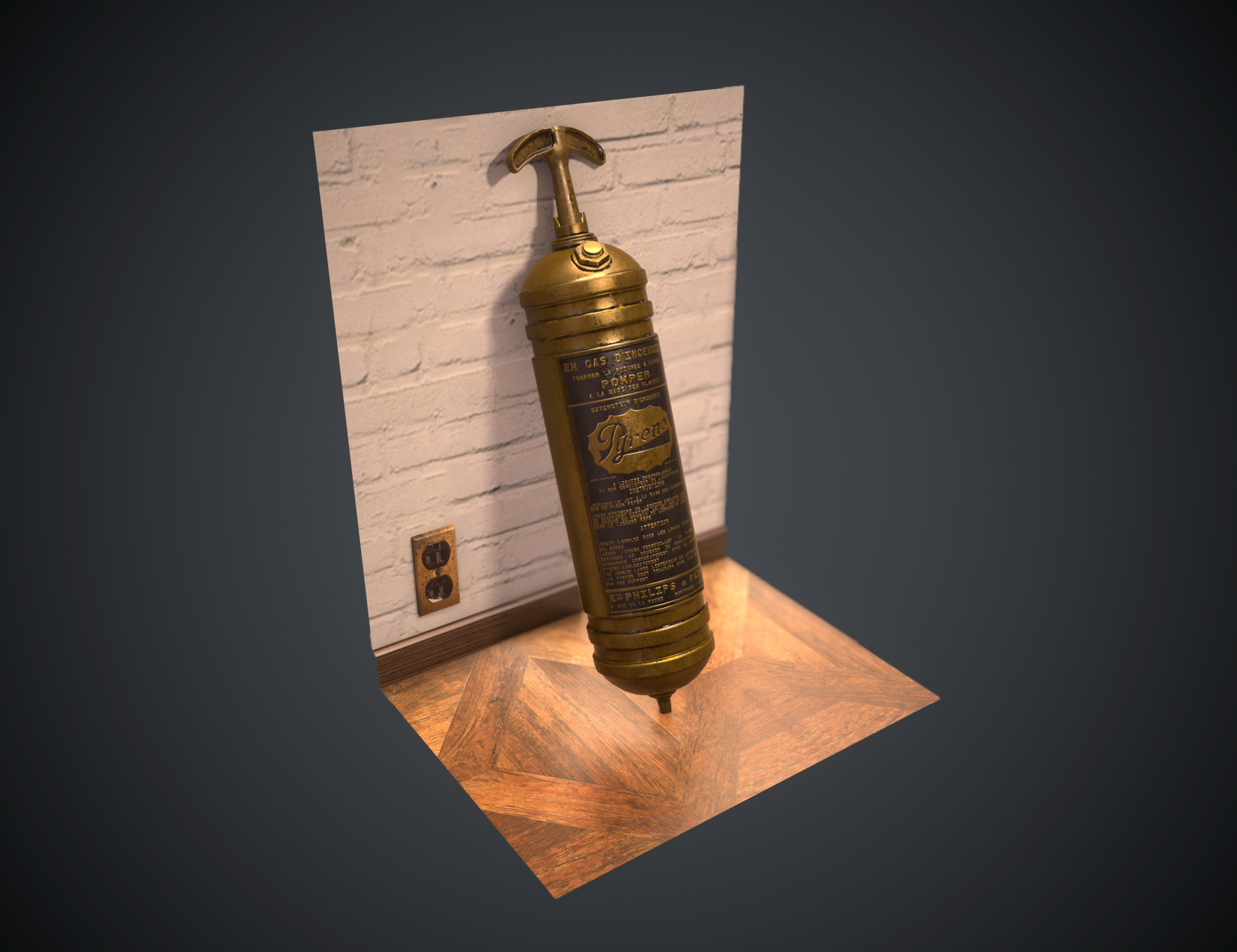 ArtStation - Fire Extinguisher Pyrene (Real-Time)