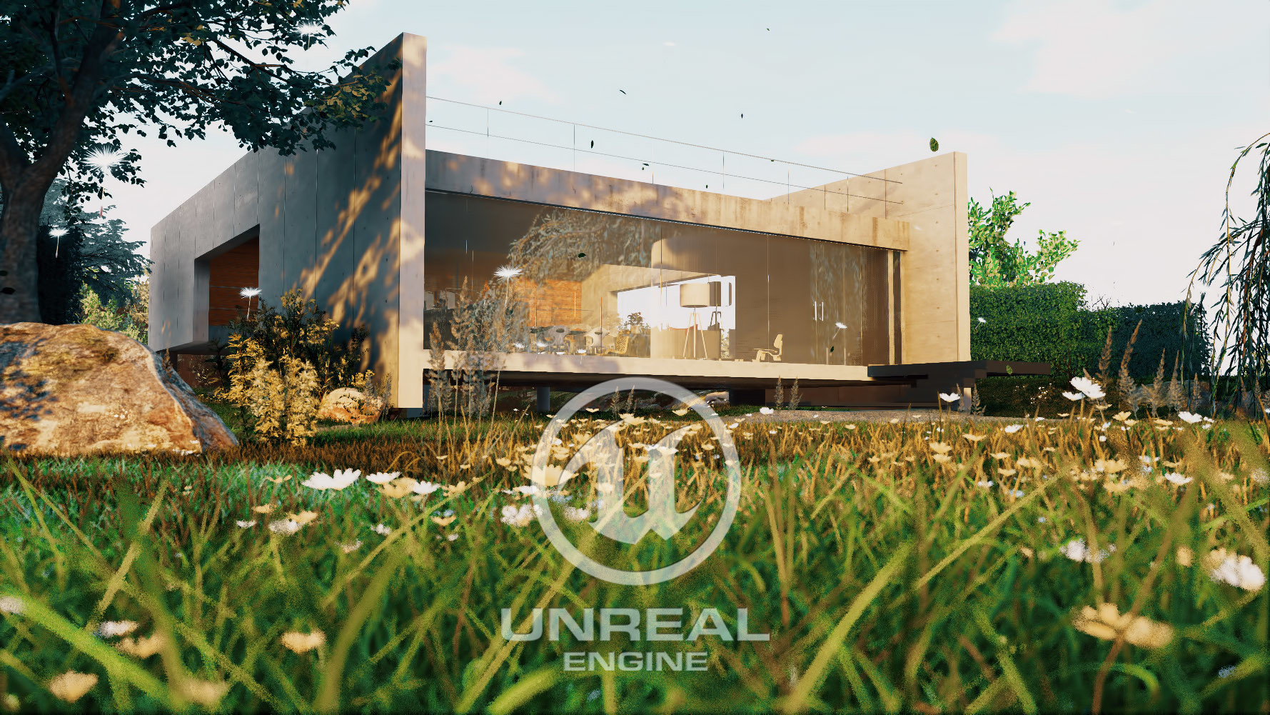 ArtStation - Two Beams House - Unreal Engine Archviz