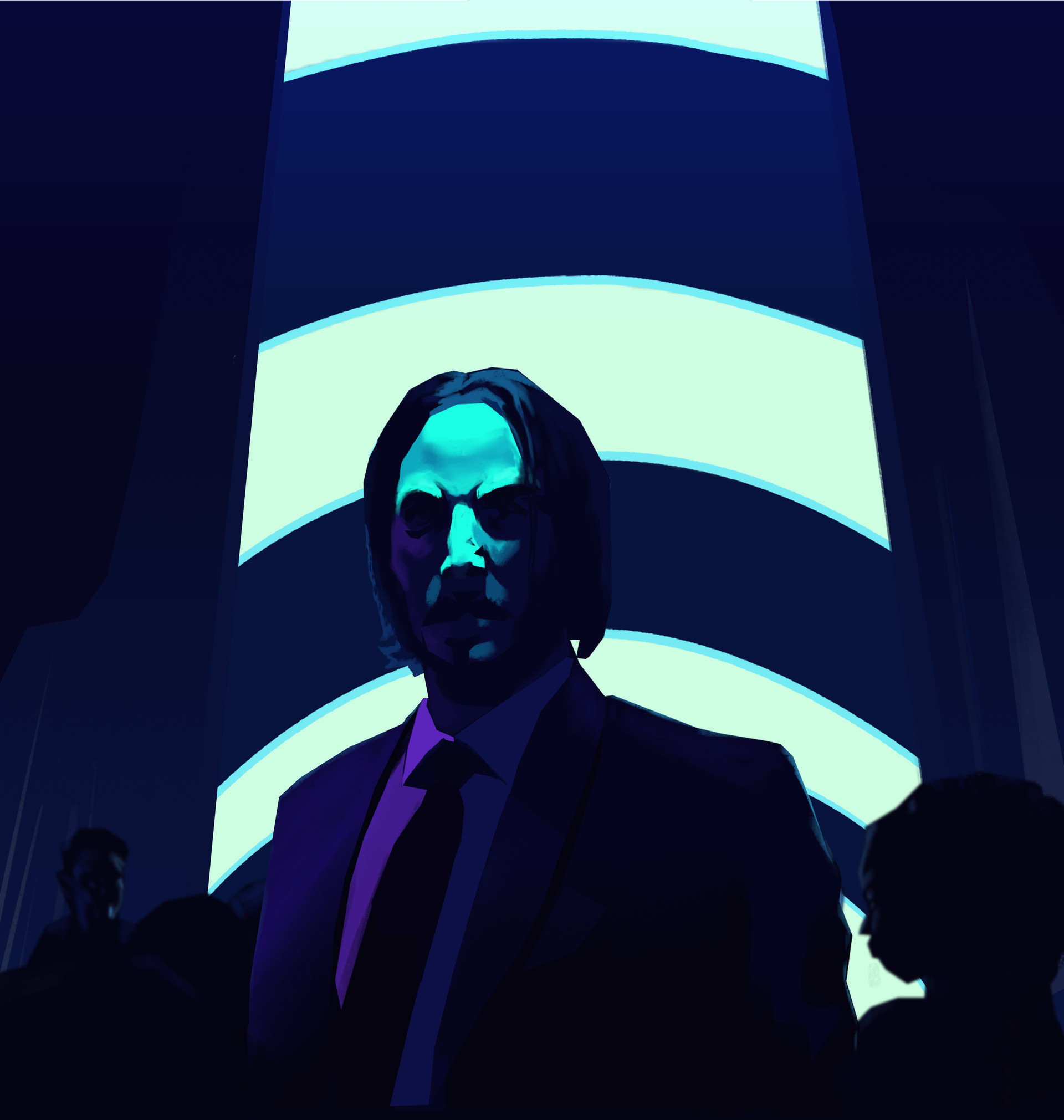 ArtStation - Keanu Reeves Fan Art